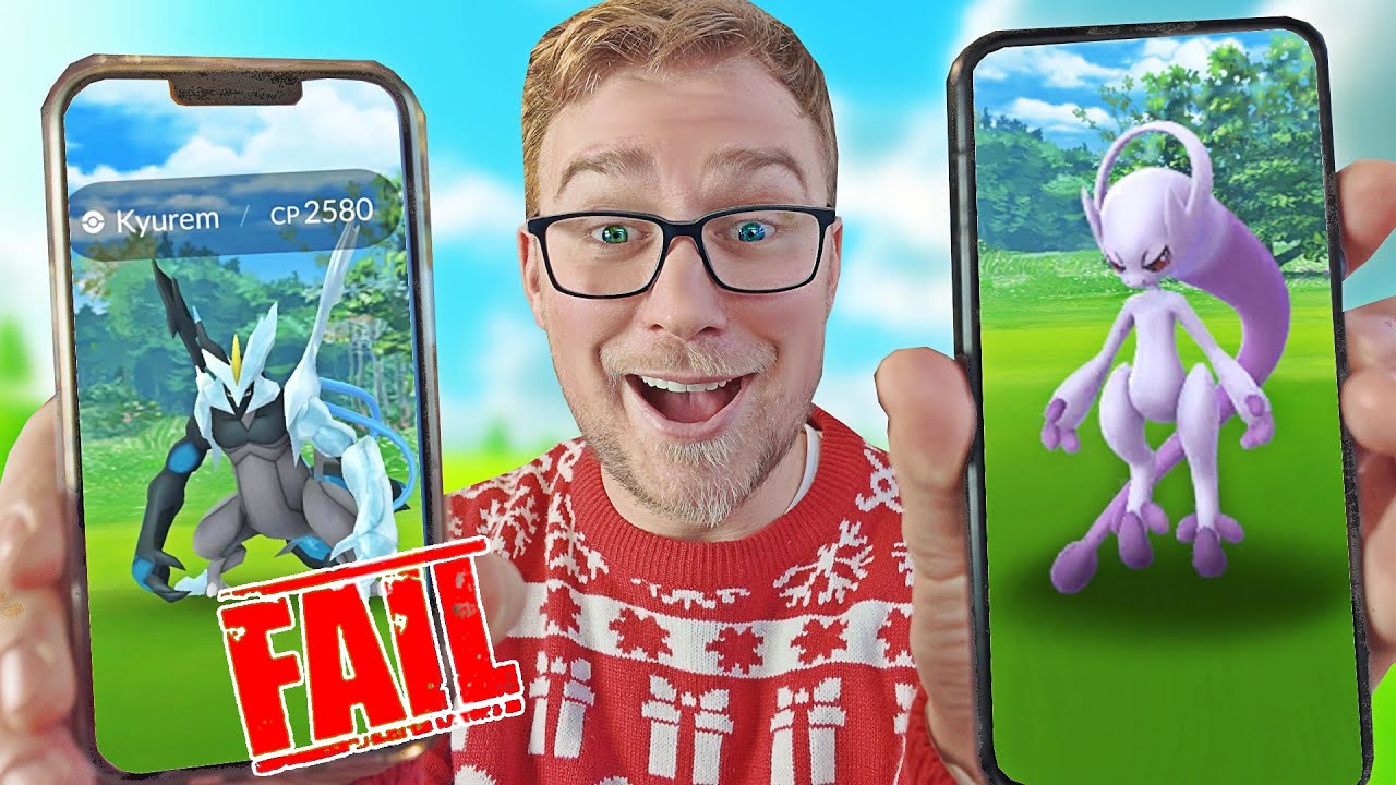 WHITE KYUREM i... MEGA MEWTWO w POKEMON GO ? (Fail Nianticu) - YouTube