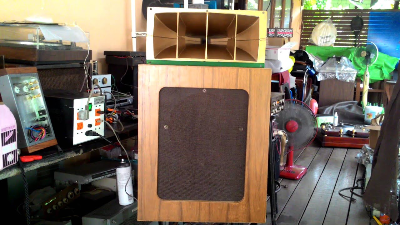 Altec 614 + 811 802-4D Test #001 - YouTube