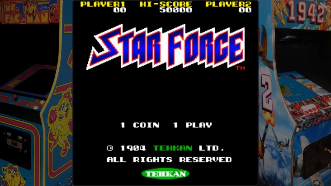 Star Force - Tehkan (1984) / Arcade Game - YouTube