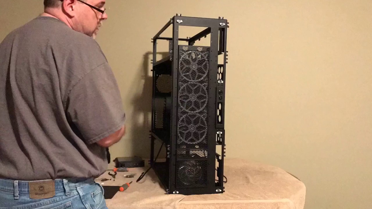 CaseLabs Magnum STH10 Assembly Step 13 Flex bay front grill panel - YouTube