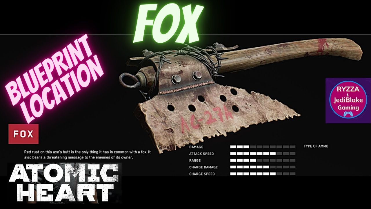 Fox Weapon Blueprint Location Atomic Heart Xbox Gamepass - YouTube