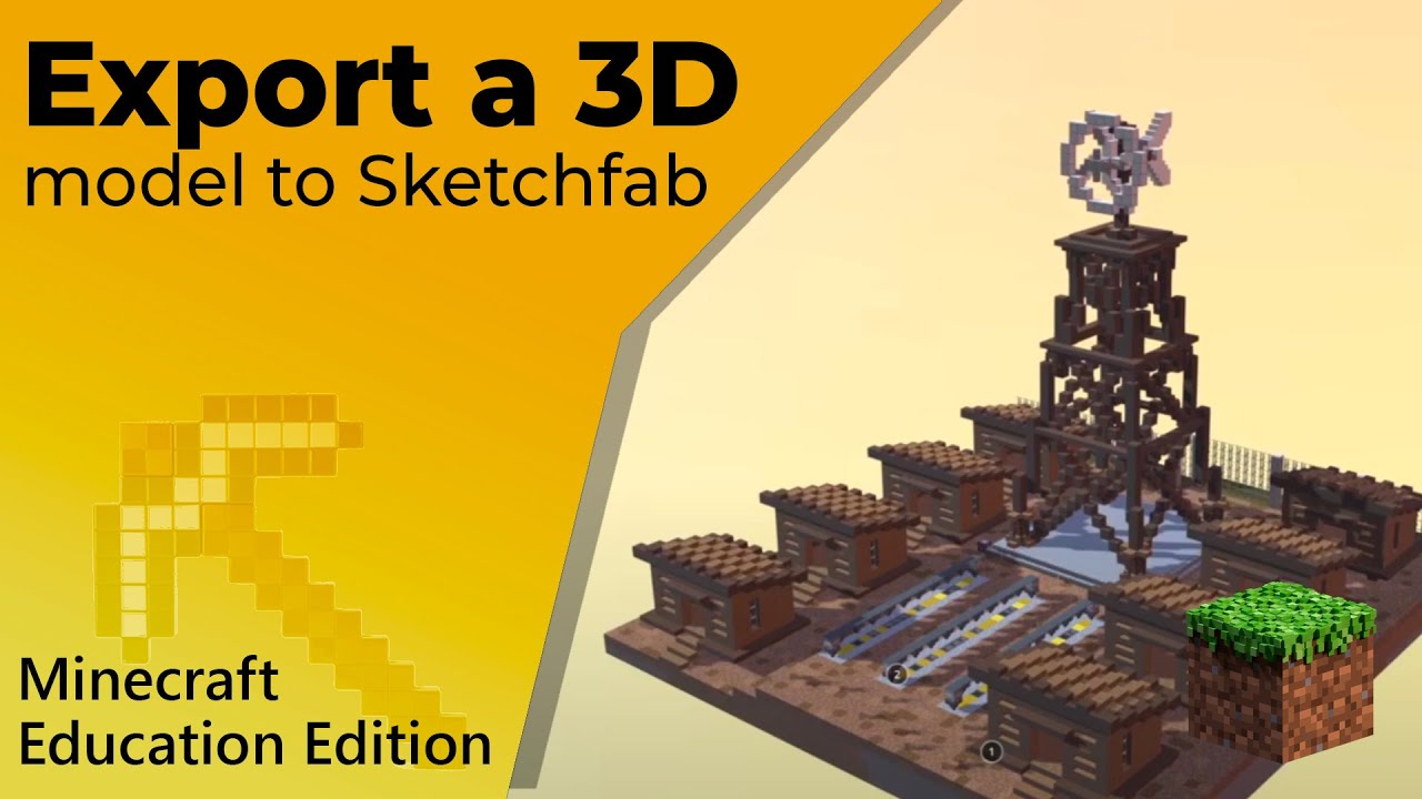 Sharing their Minecraft Models using SketchFab - YouTube