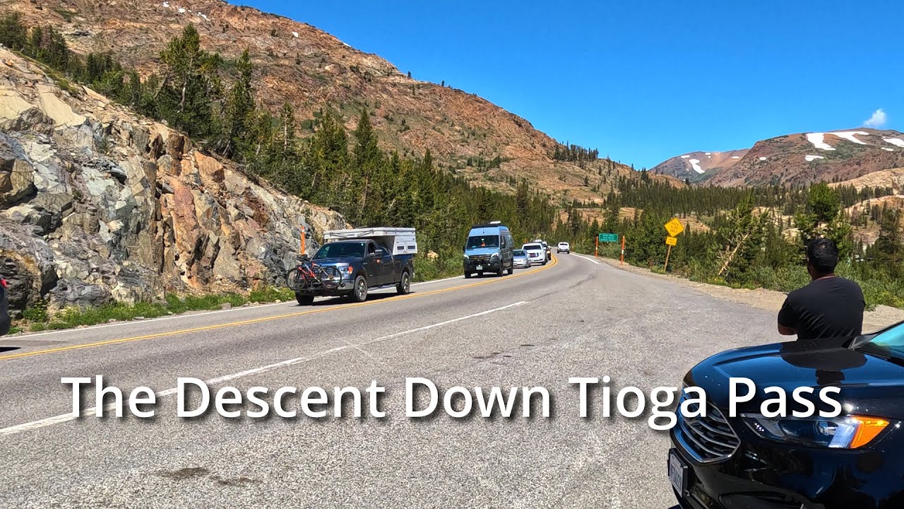 The Descent Down Tioga Pass (4K) - YouTube