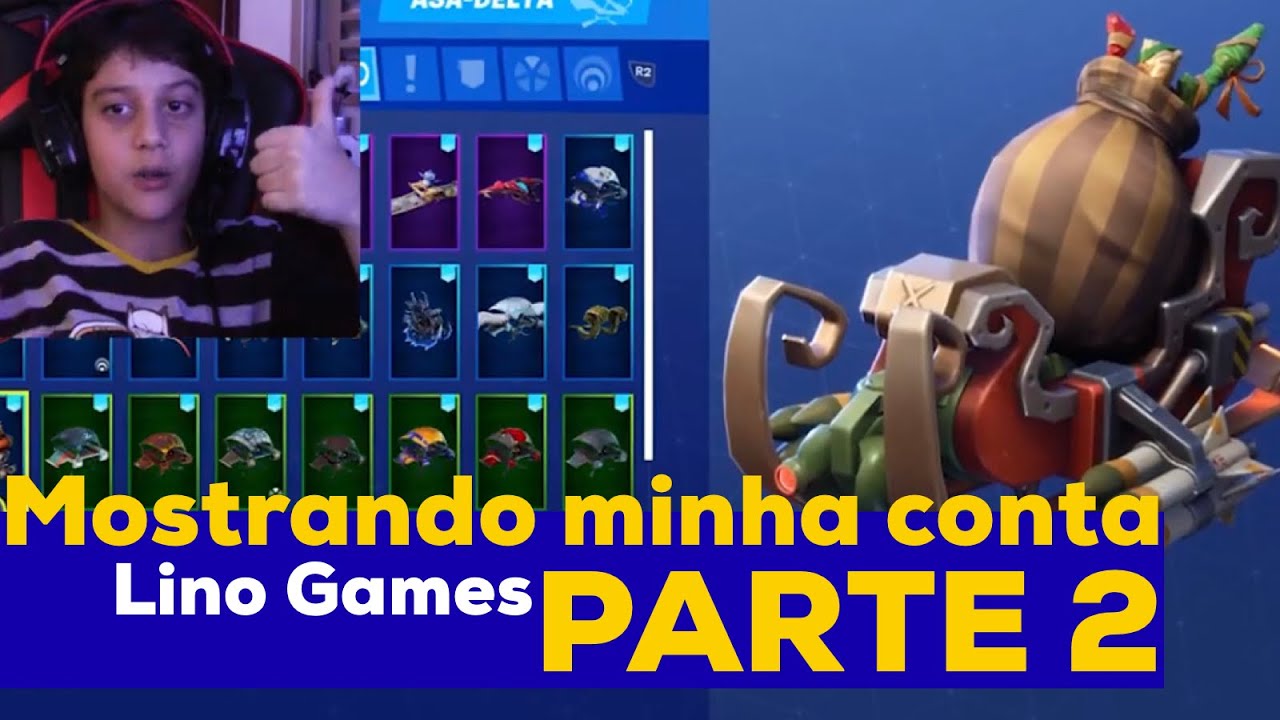 Mostrando minha conta - PARTE 2 | LINO GAMES - YouTube