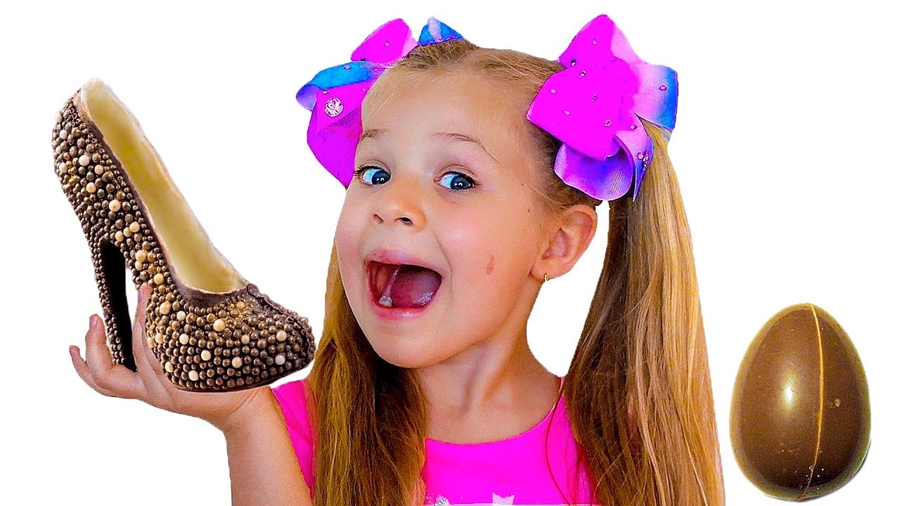 Diana y Roma y el desafío de chocolate - YouTube