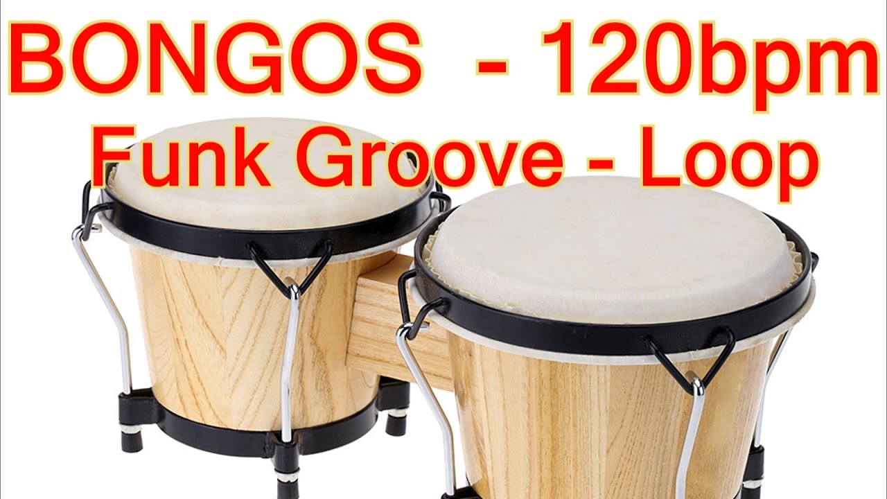 BONGOS Sound - Funk Beat / Groove Loop - 120bpm - YouTube