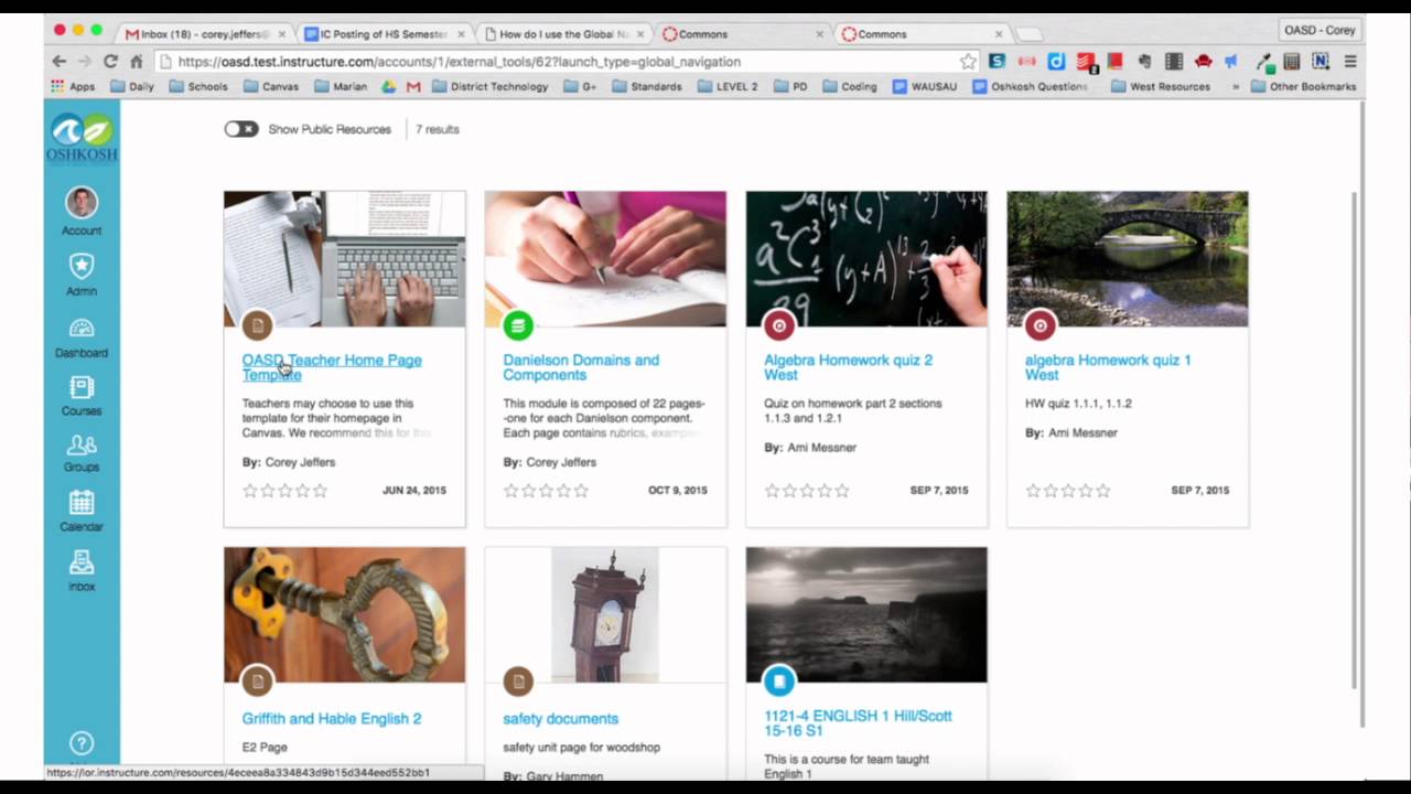 Using the Canvas Commons (2016) - YouTube