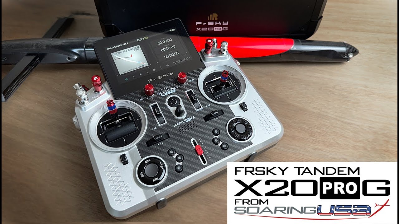 SoaringUSA's New FrSky X20 Pro G Glider Transmitter - YouTube