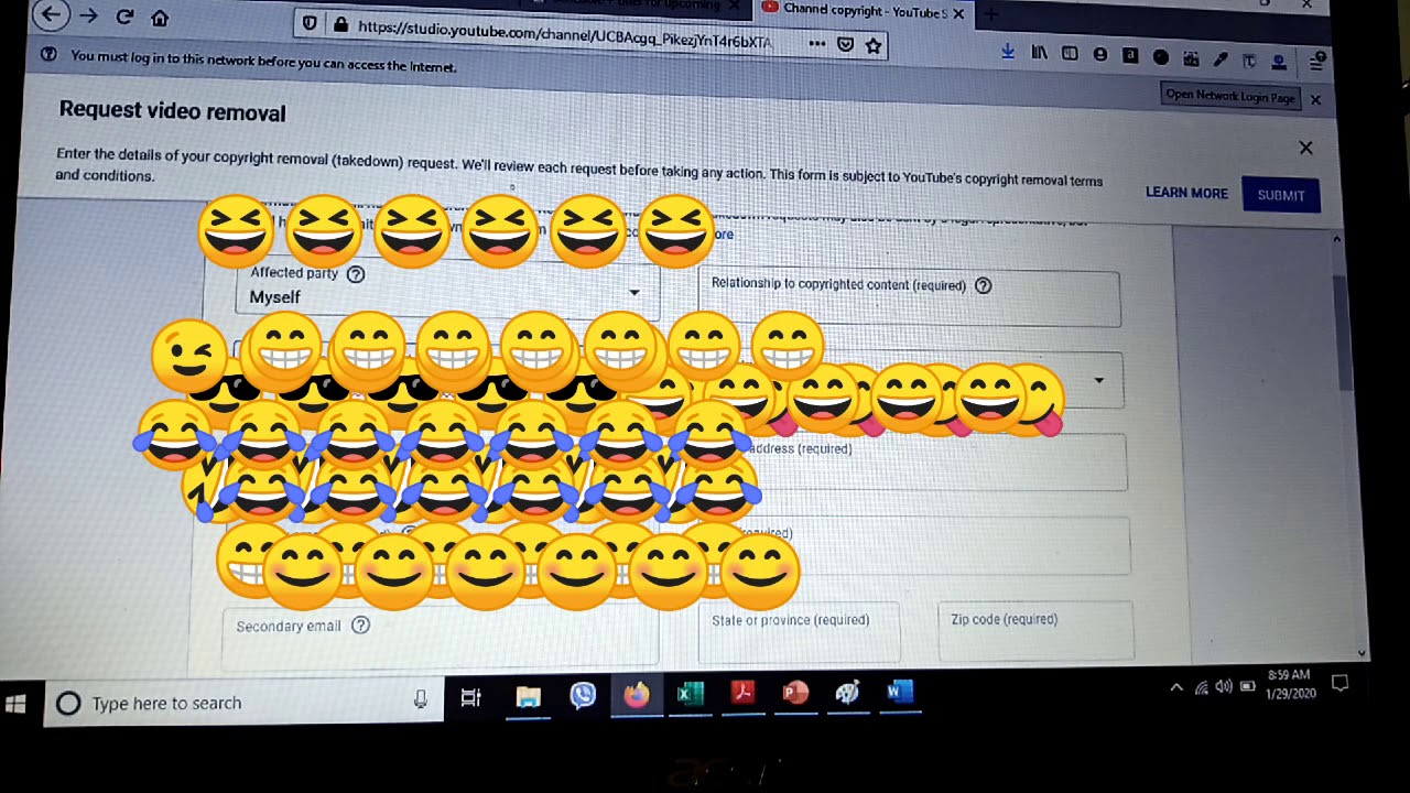 How to request takedown of copyright content - YouTube