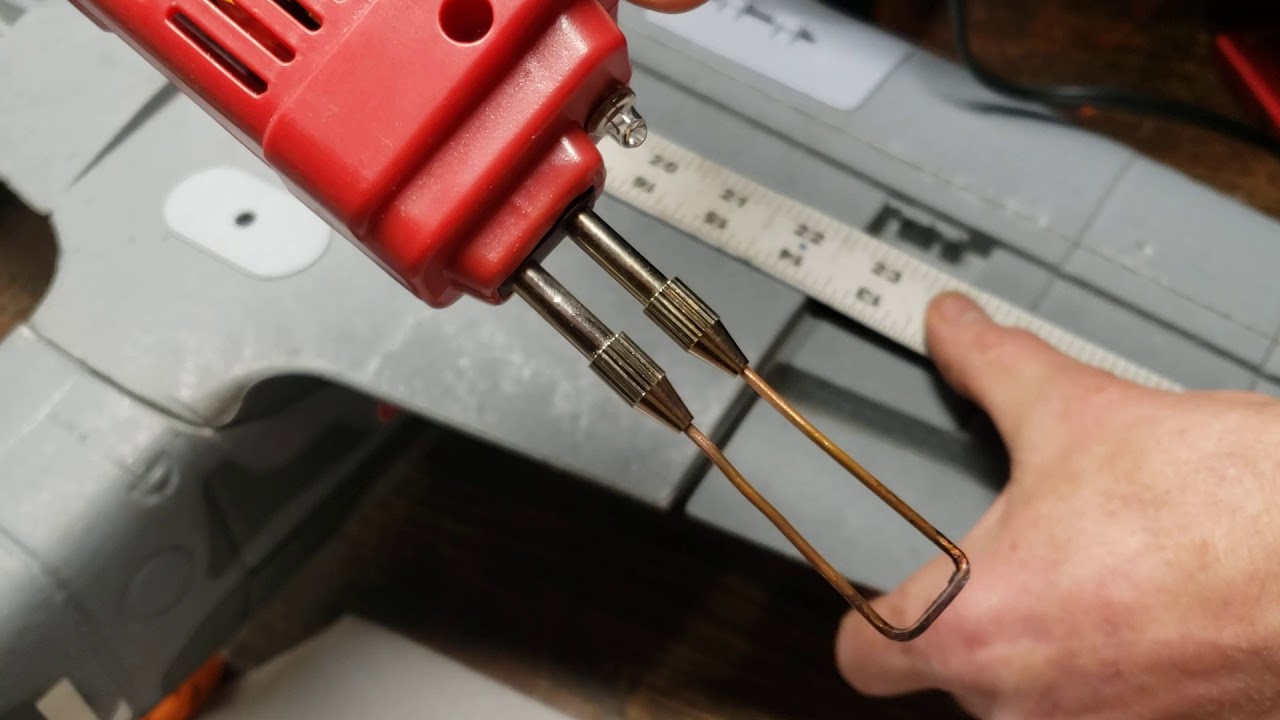 Slots in foam with iron - YouTube