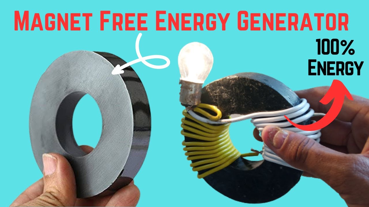 100% Magnet Free Energy Generator With Copper/Free Energy ideas - YouTube