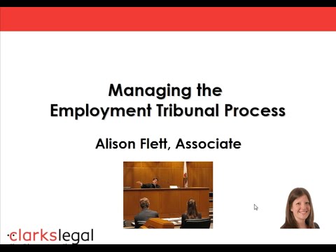 Managing the Employment Tribunal Process - YouTube