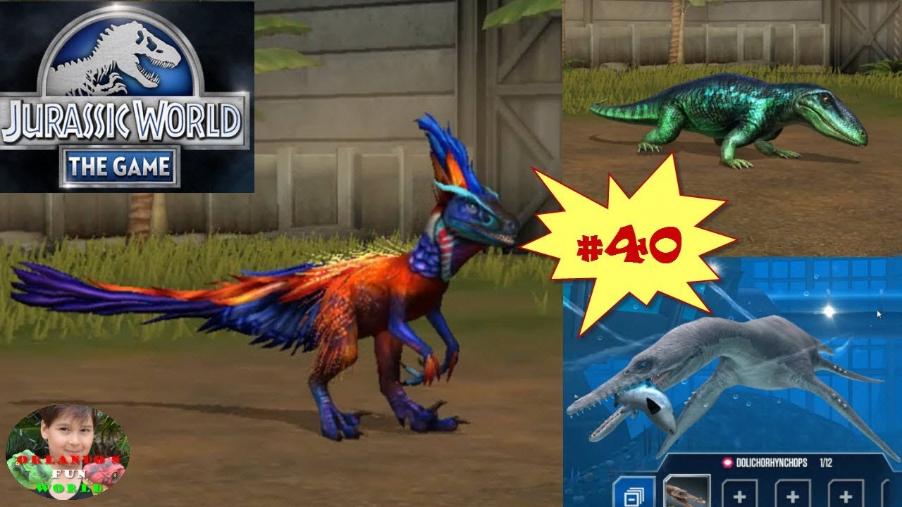 EVOLVING UTAHRAPTOR TO LEVEL 40! - JURASSIC WORLD - THE GAME PART#40 ...