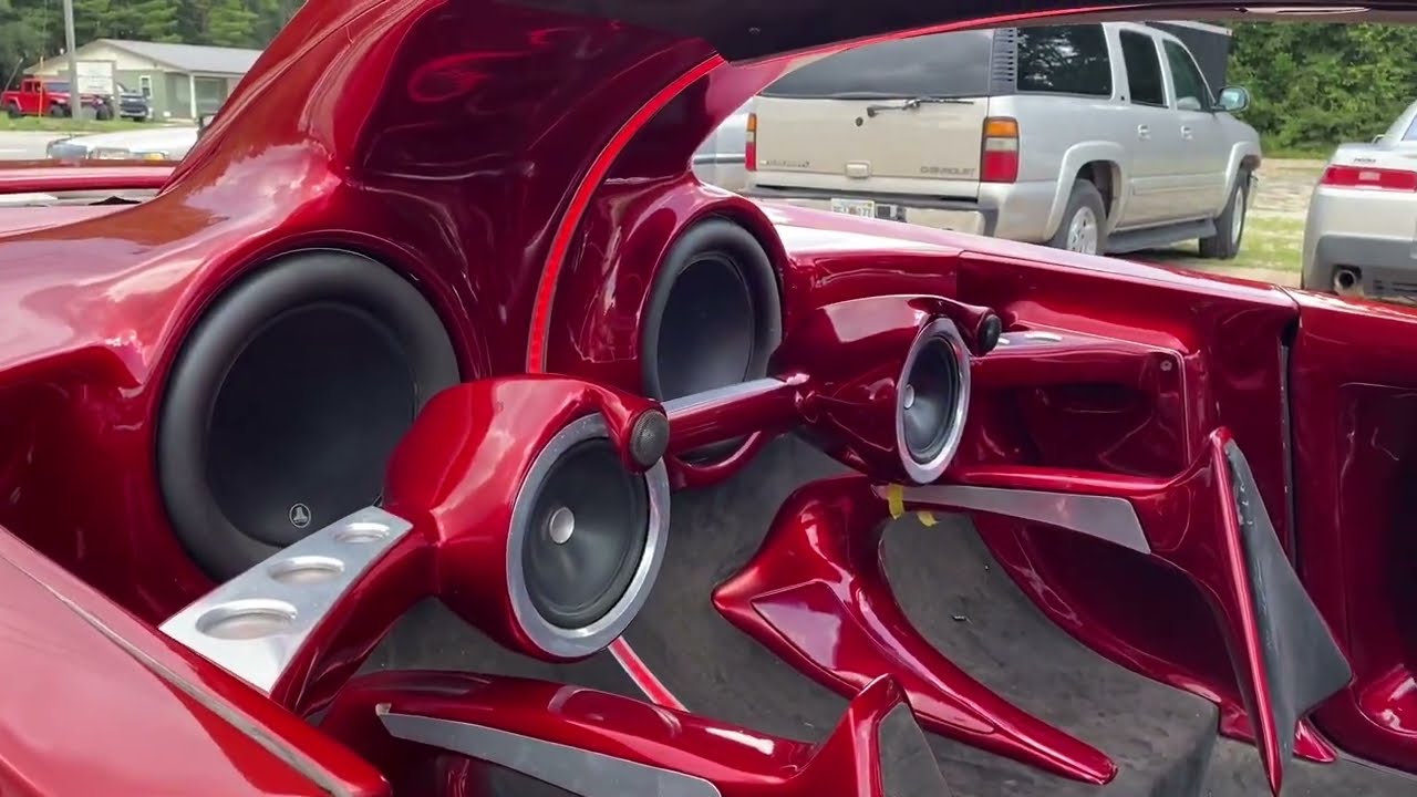 MUST SEE!! CRAZY custom 240sx car audio build, JL audio, watch until ...