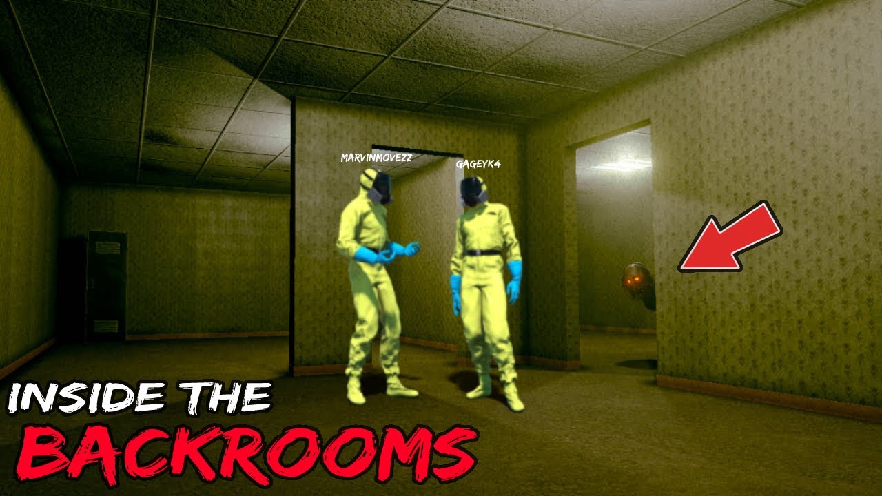 INSIDE THE BACKROOMS GAMEPLAY WALK THROUGH part 2 - YouTube