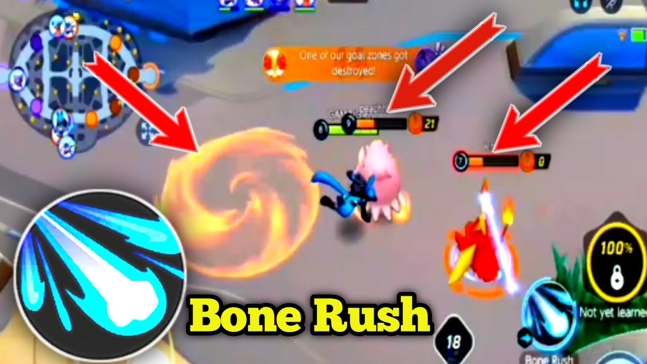 Bone Rush And Power Up Punch Op Build || Pokemon Unite Lucario Gameplay ...