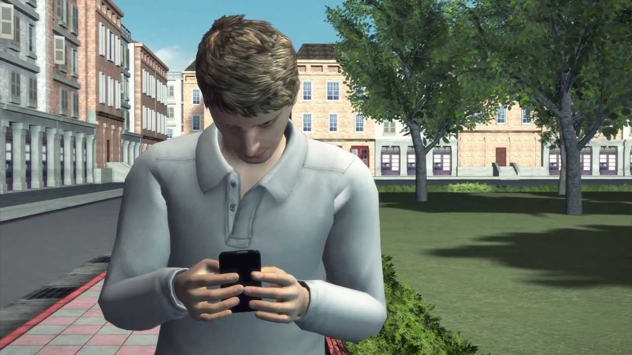 Texting while walking poses safety risk, study finds - YouTube