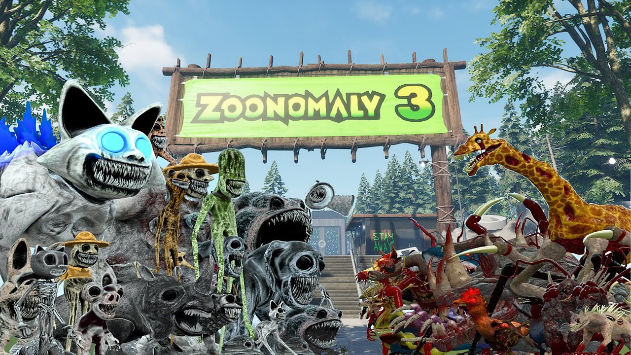 Zoonomaly 3 | The manager rides a lion to visit the zoo! New zoochosis ...