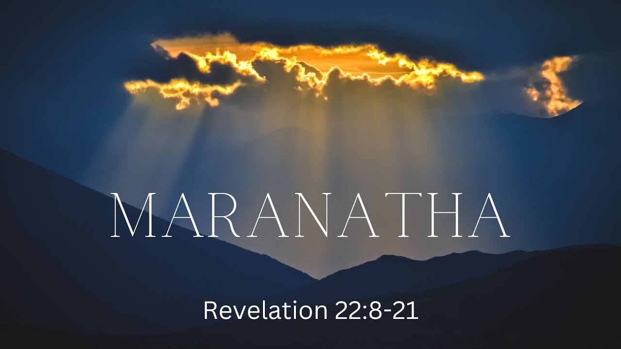 Maranatha sermon only - YouTube