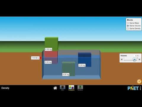 PhET Density Simulation (silent): quick demo - YouTube