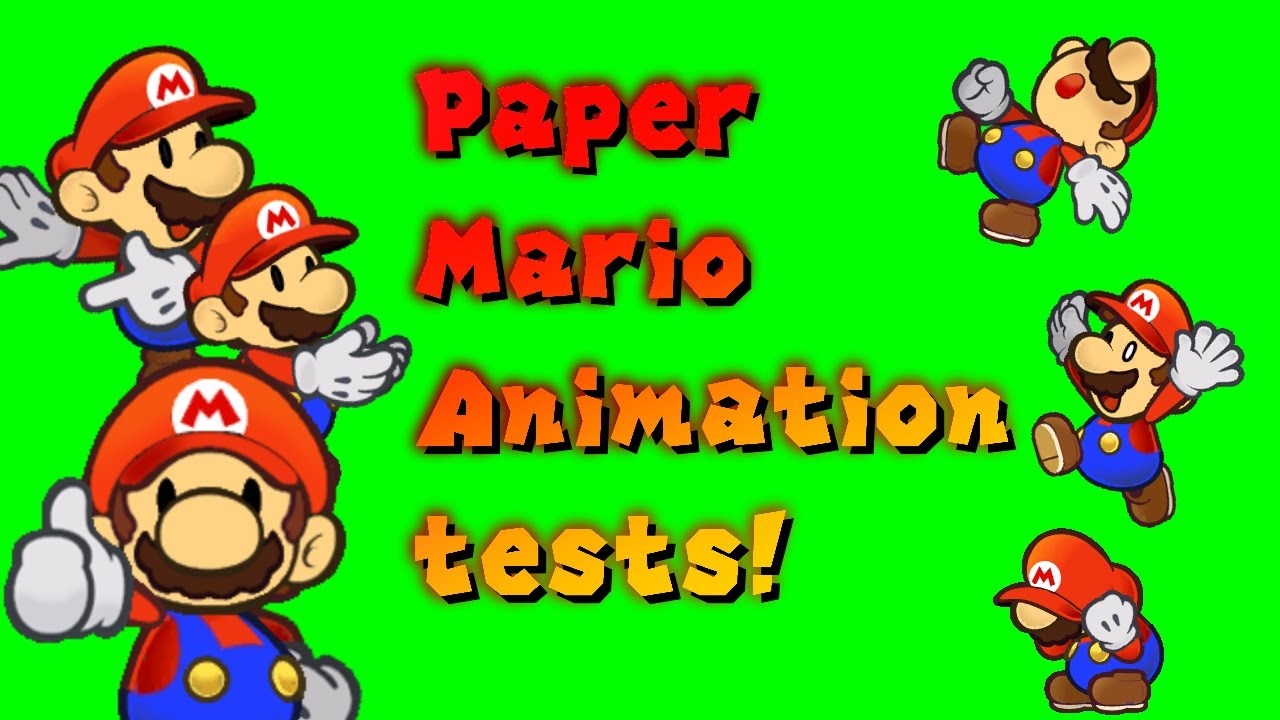 Paper Mario animations tests - YouTube