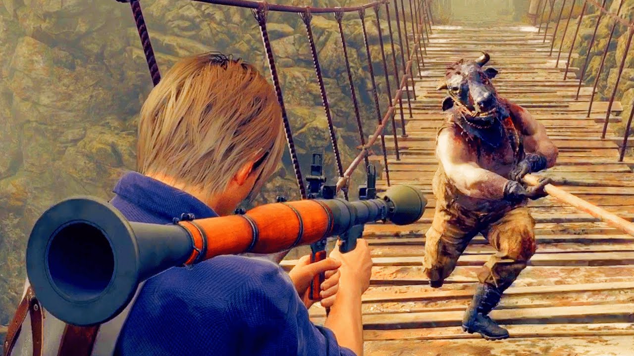 The Developers knew we would try this.. - Resident Evil 4 - YouTube