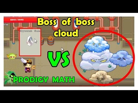 BOSS OF BOSS CLOUD + GEM SKIWATCH 💎 | Prodigy Math Game | Mission #9 ...