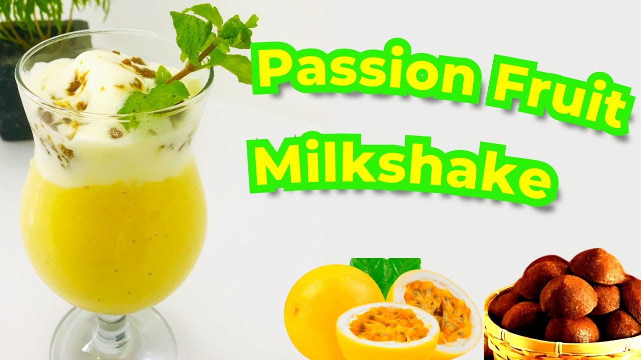 How to make Passion fruit milkshake | Special drink for Christmas table ...