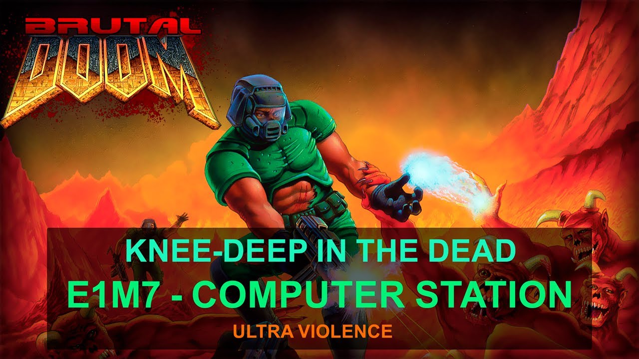 Brutal Doom - E1M7 Computer Station - YouTube