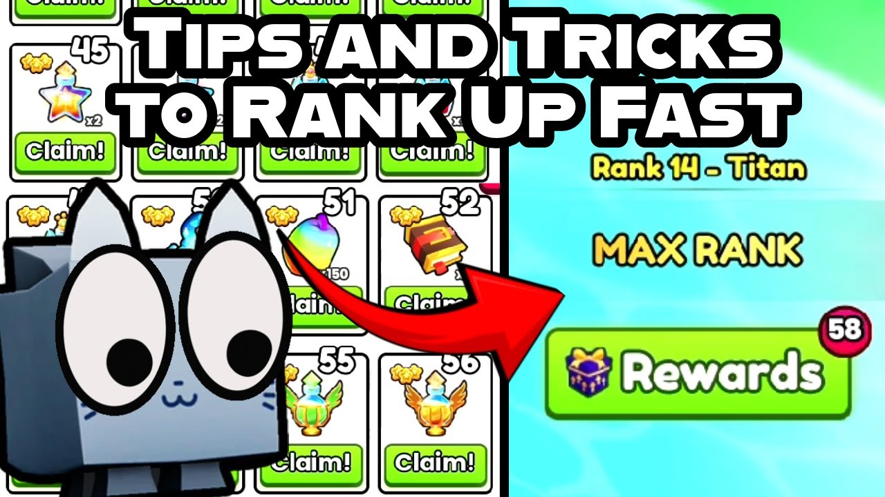 💡 TIPS AND TRICKS TO RANK UP FAST IN PET SIMULATOR 99 - YouTube