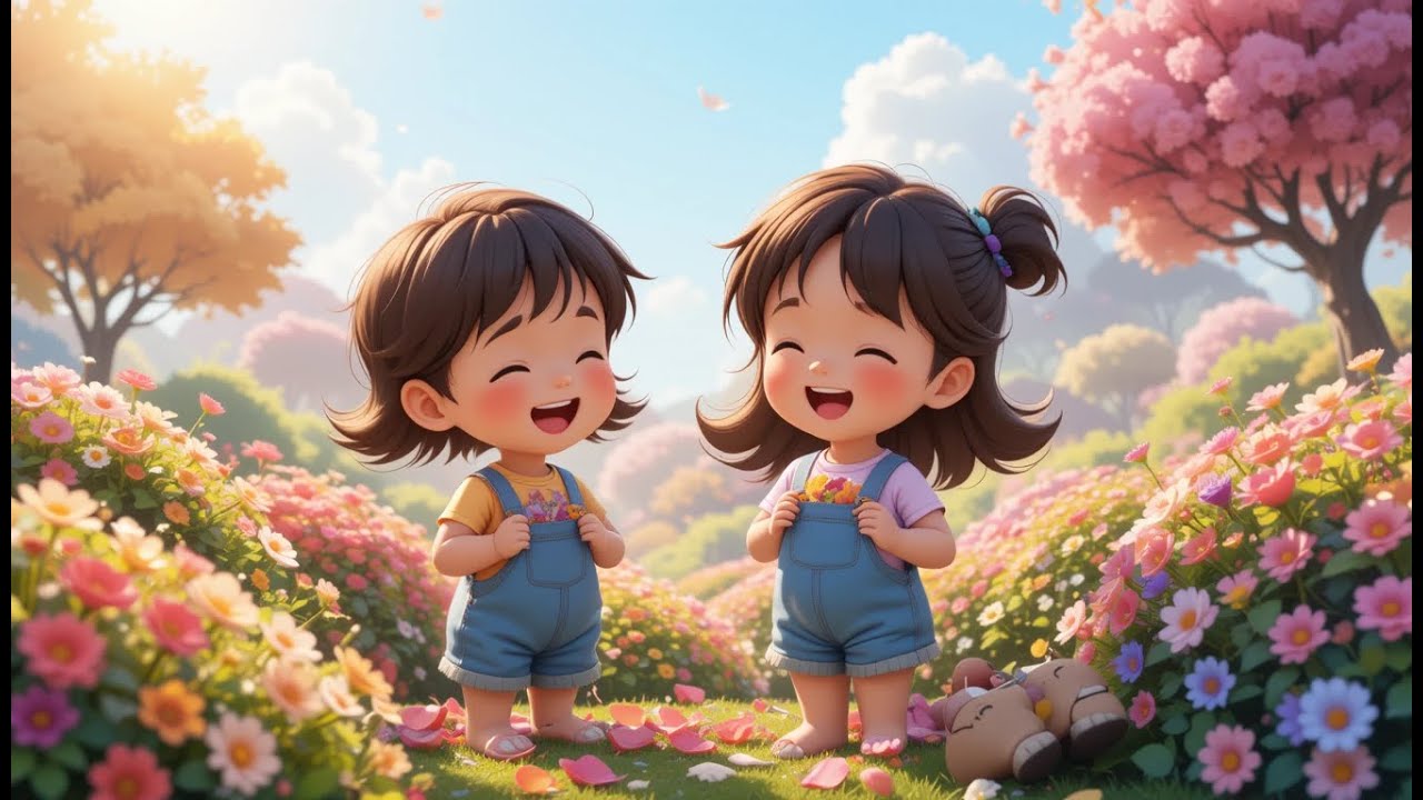 🌹 Ring Around the Roses 🎵 | Nursery Rhyme, Kids Songs & Preschool ...