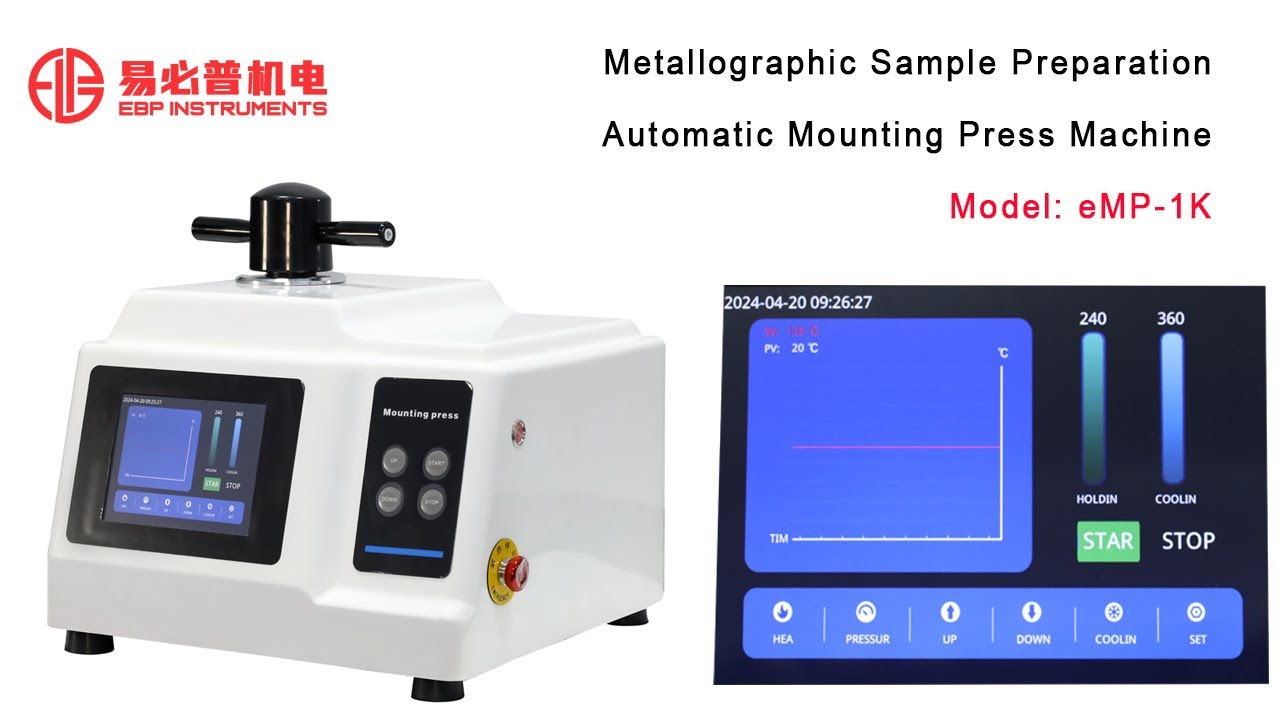 Metallographic Sample Mounting Press Machine Specimen Mosaic Machine ...
