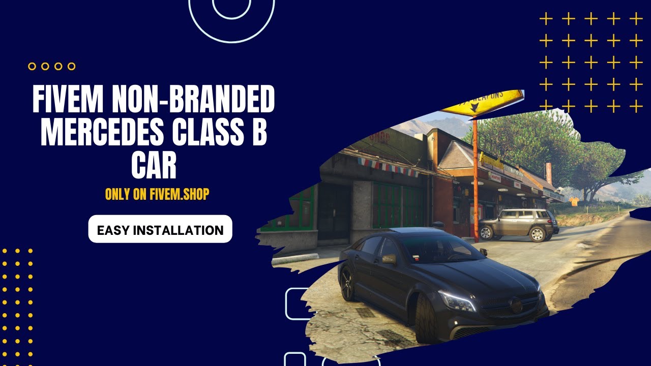 FiveM Non Branded Mercedes Class B Car #fivem #cars #mercedes - YouTube
