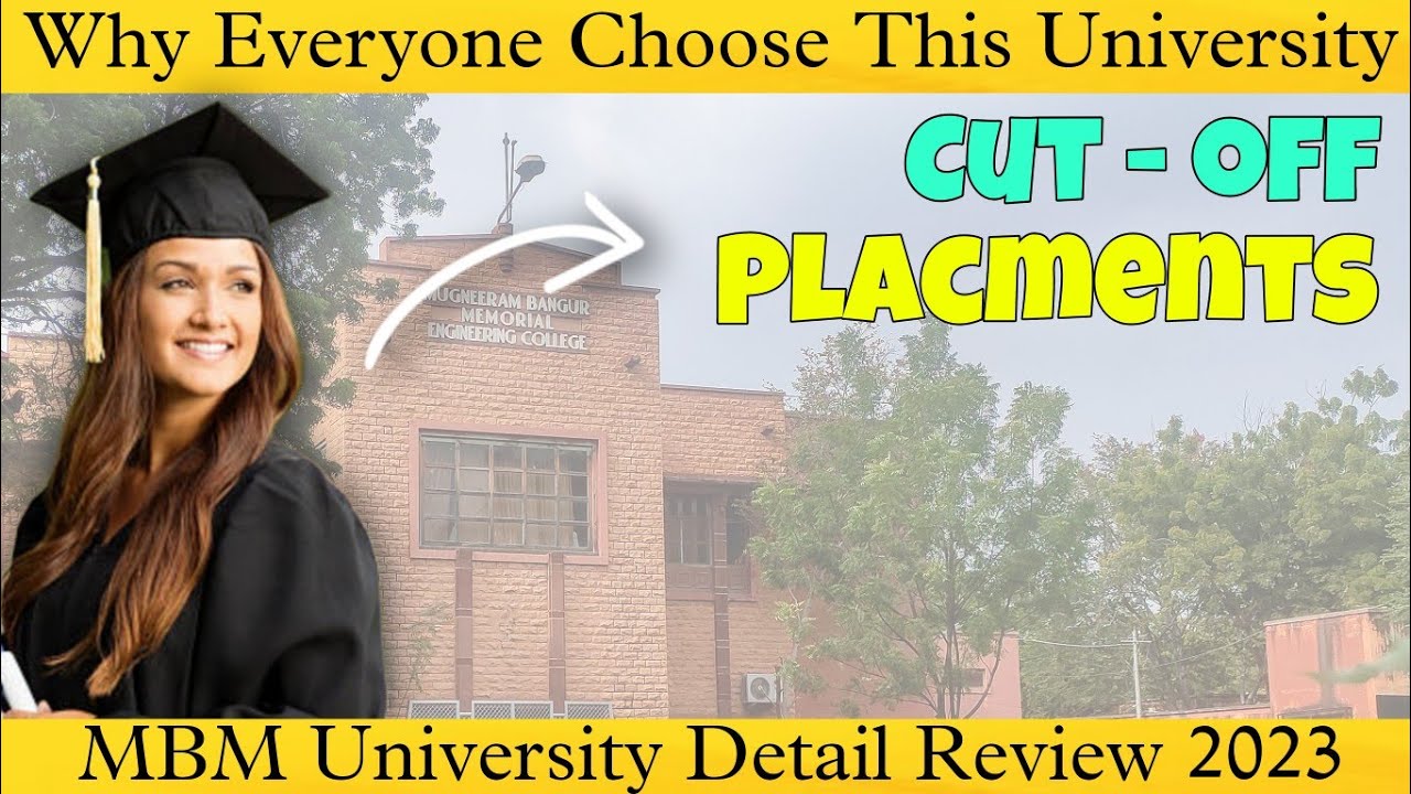 MBM University Jodhpur Reality - Campus, Cut - off, Placments, Fees ...