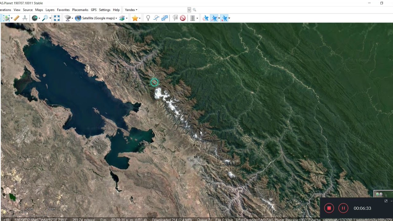 Descarga de imagen satelital georeferenciada de SAS PLANET - YouTube