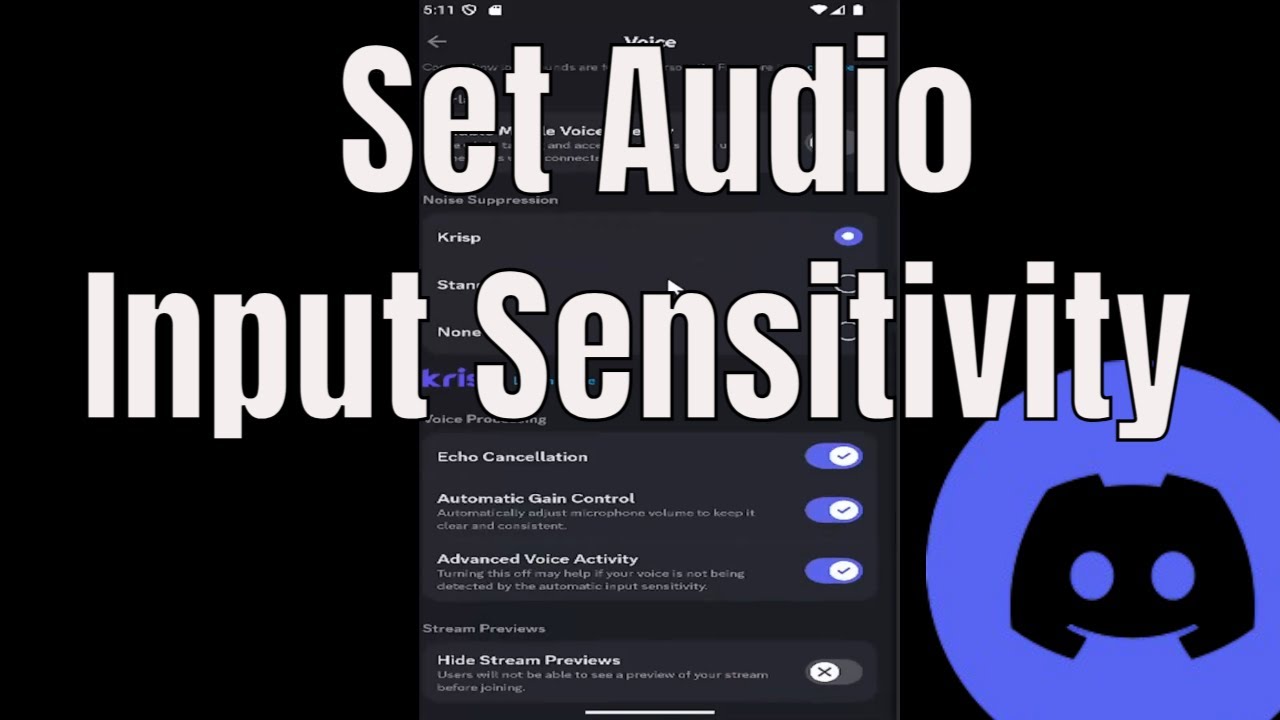 Discord - How to Set Audio Input Sensitivity and Output Volume - YouTube