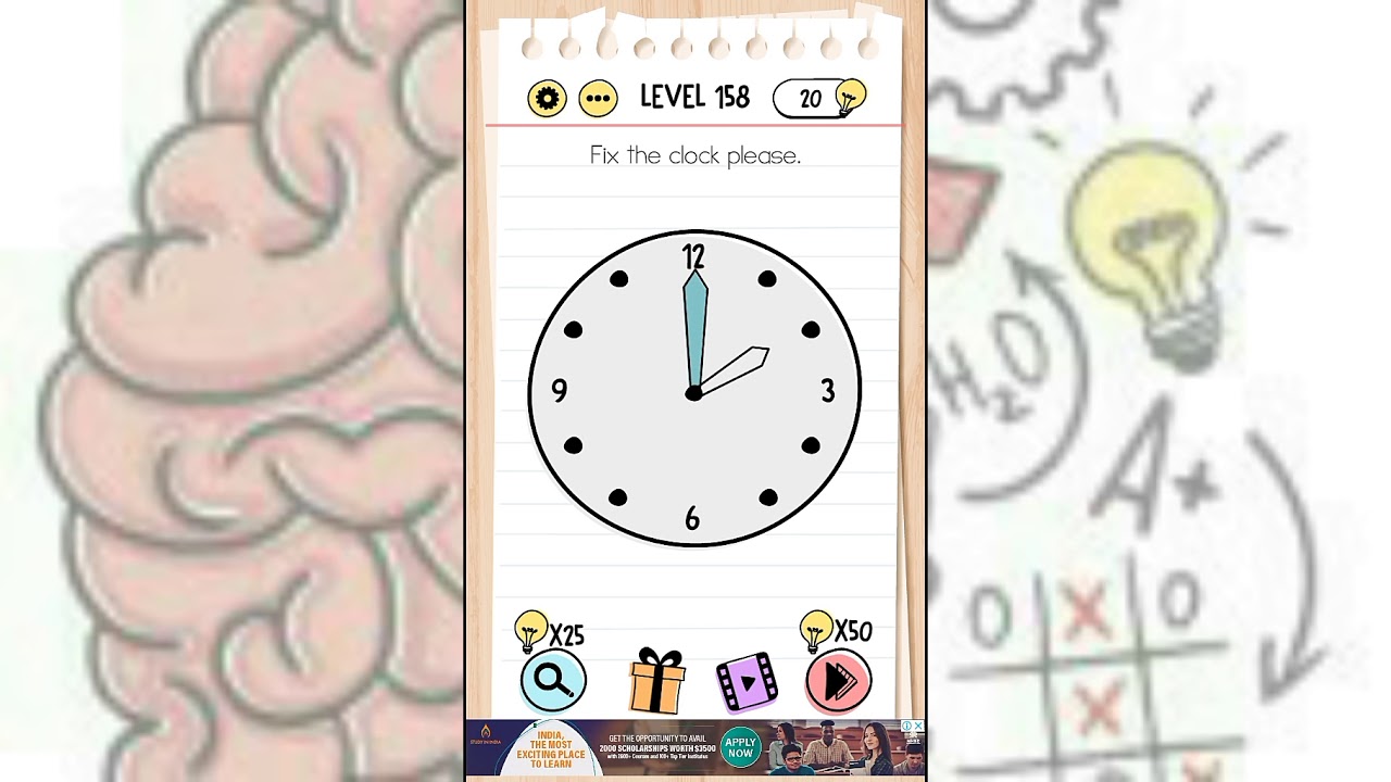 Brain Test level 158 || Fix The Clock Please . - YouTube