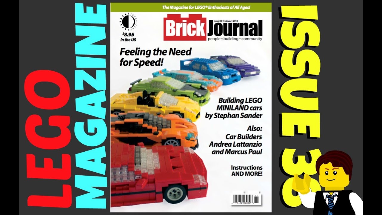 BRICK JOURNAL ISSUE # 38 FLIP THROUGH! LEGO MAGAZINE REVIEW - YouTube