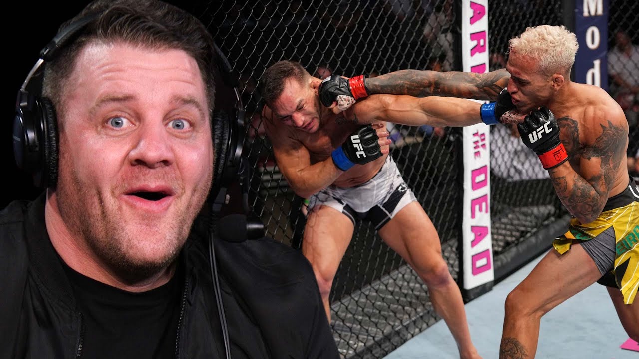 Referee Marc Goddard Reacts To UFC 262: Oliveira vs Chandler - YouTube
