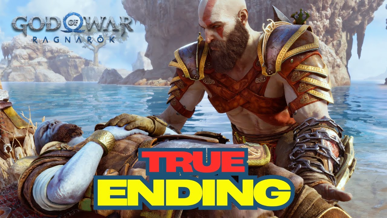 A Viking Funeral | True Ending of God of War Ragnarok | Brok Funeral in ...