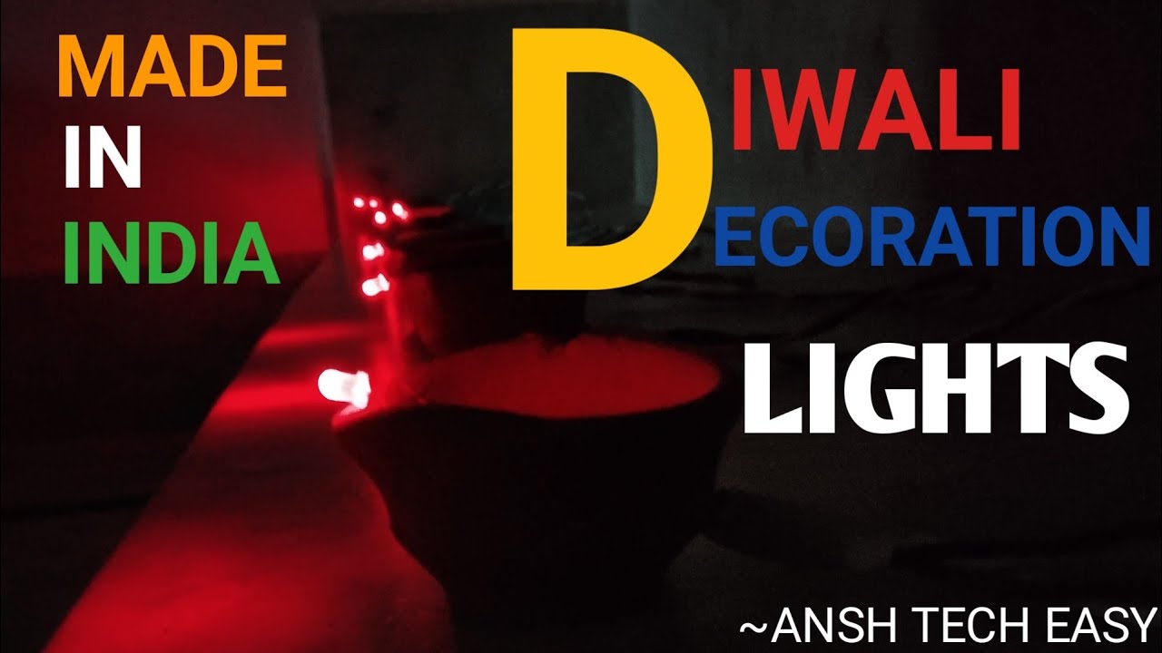 Diwali Decoration Lights || Diya Decoration || Diwali Lights | How To ...