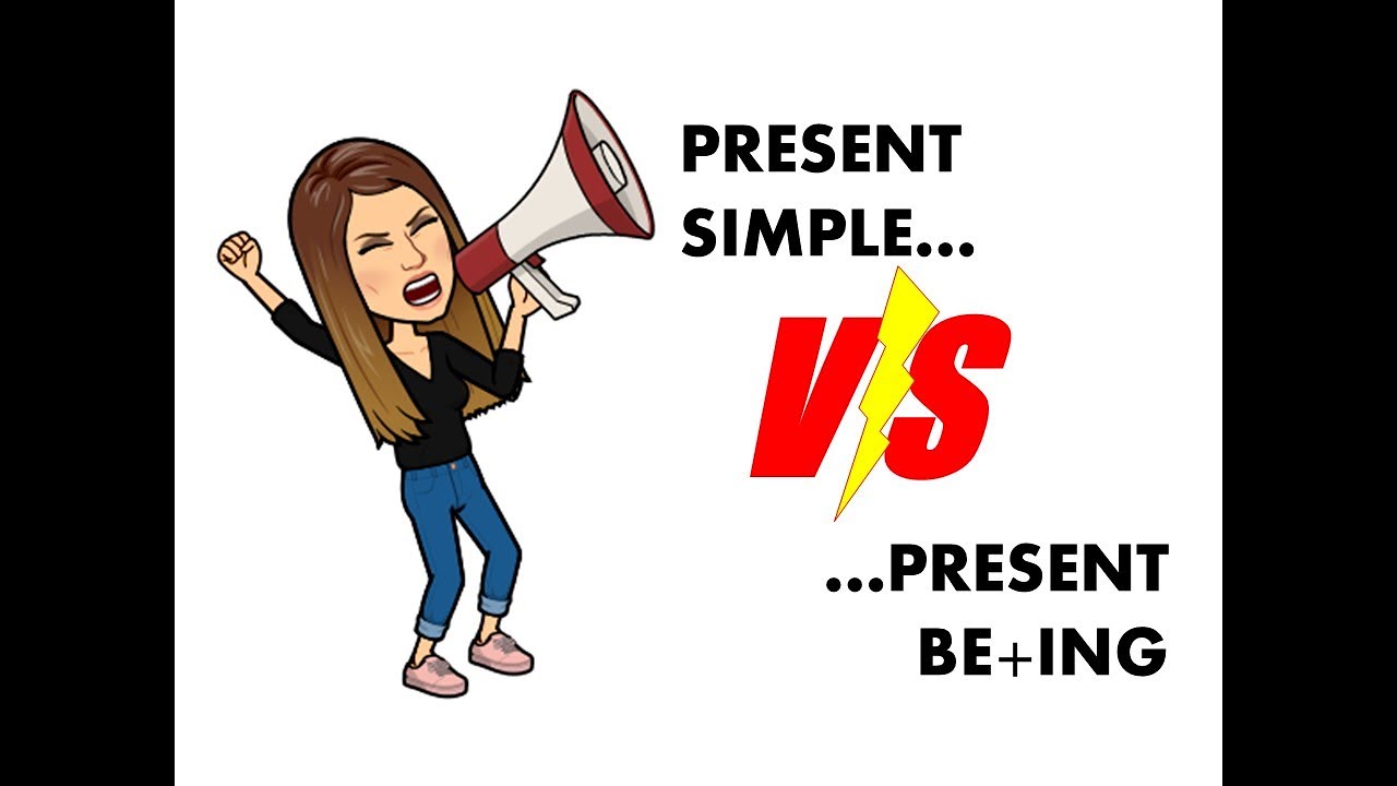 Présent Simple VS Présent Be+ing - YouTube