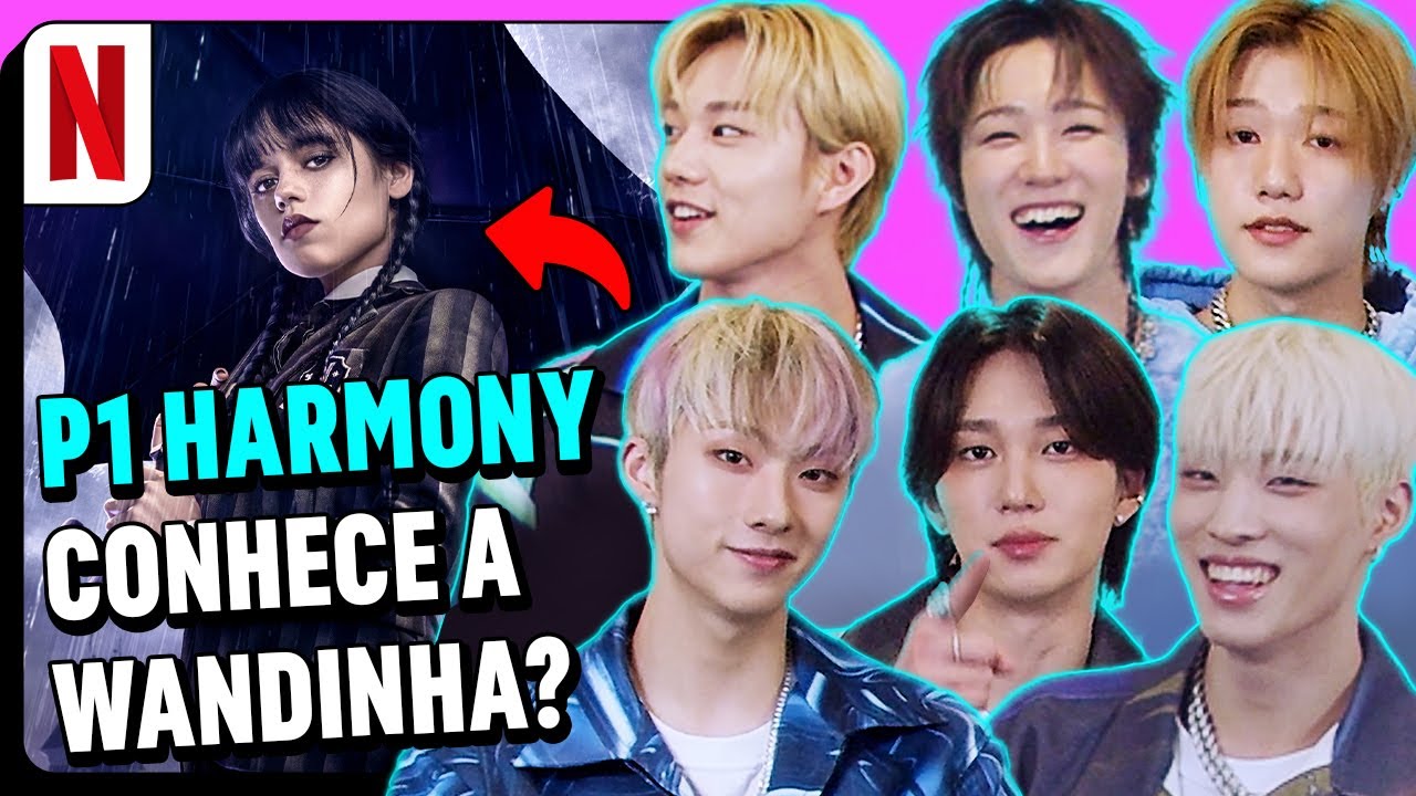 P1Harmony reage às minhas séries | Netflix Brasil - YouTube