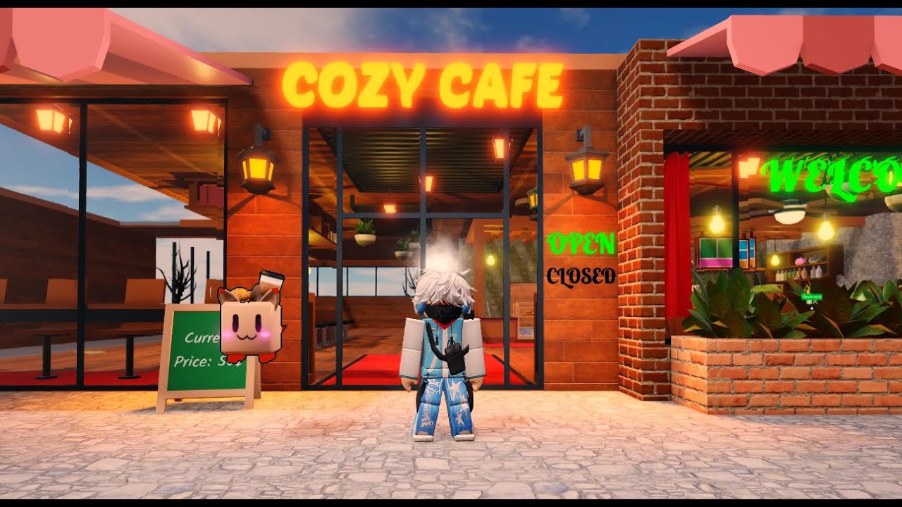 Opening my own Cafe! in Roblox - YouTube