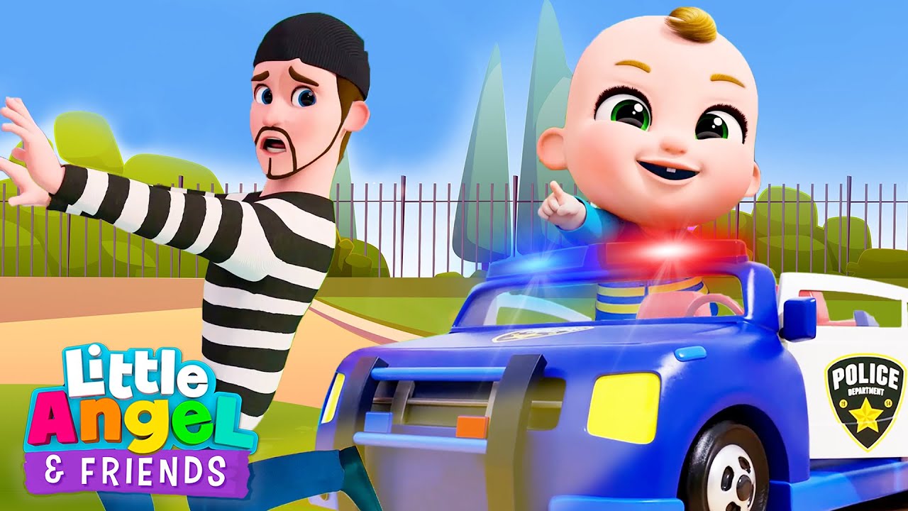 Police Car Song | Little Angel And Friends Kid Songs - YouTube