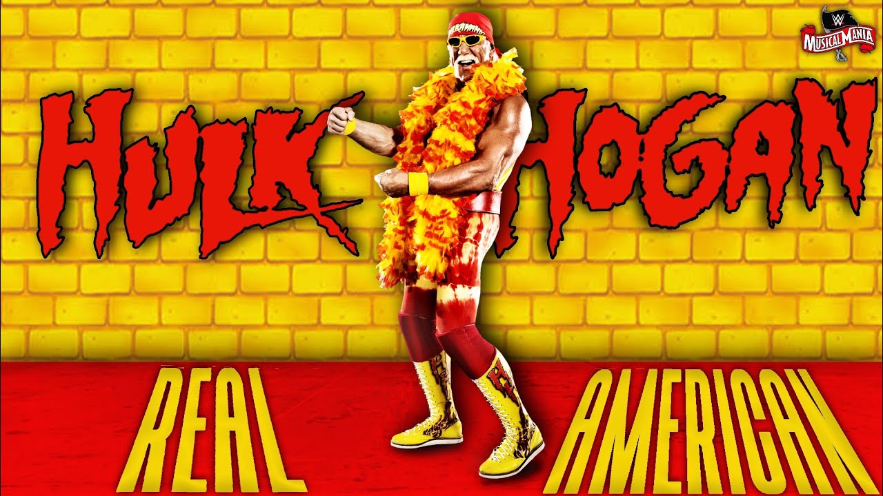 Wwe Hulk Hogan || REAL AMERICAN || Theme Song With Visualizer (Wwe ...