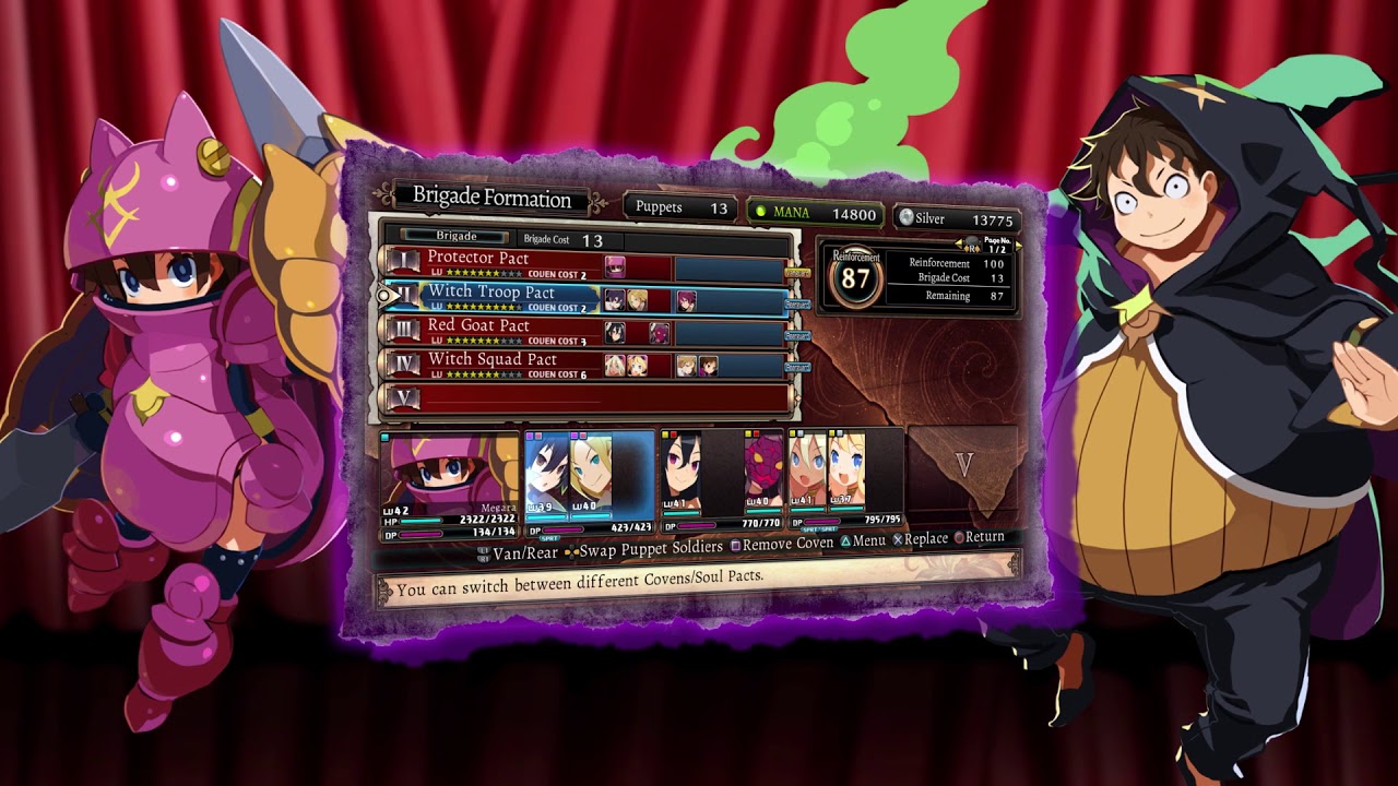 Labyrinth of Refrain: Coven of Dusk - Game Systems - YouTube