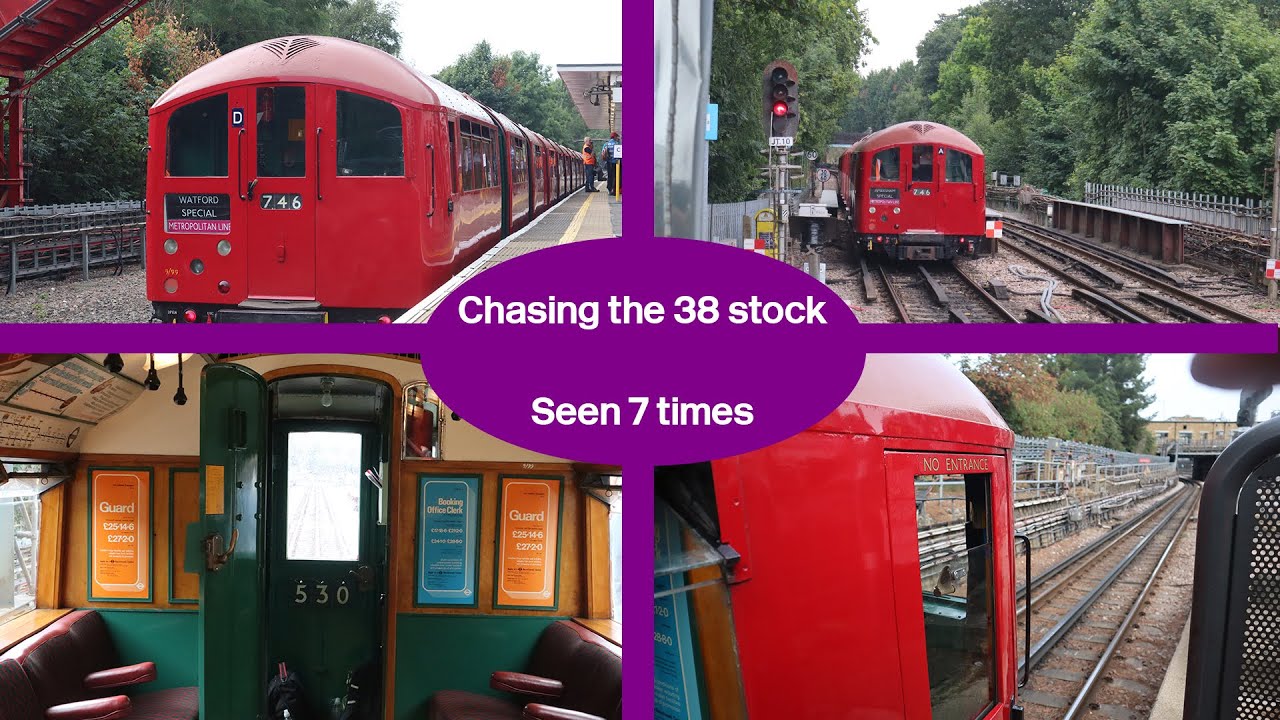 Chasing the 1938 stock - seen at 7 stations! - YouTube