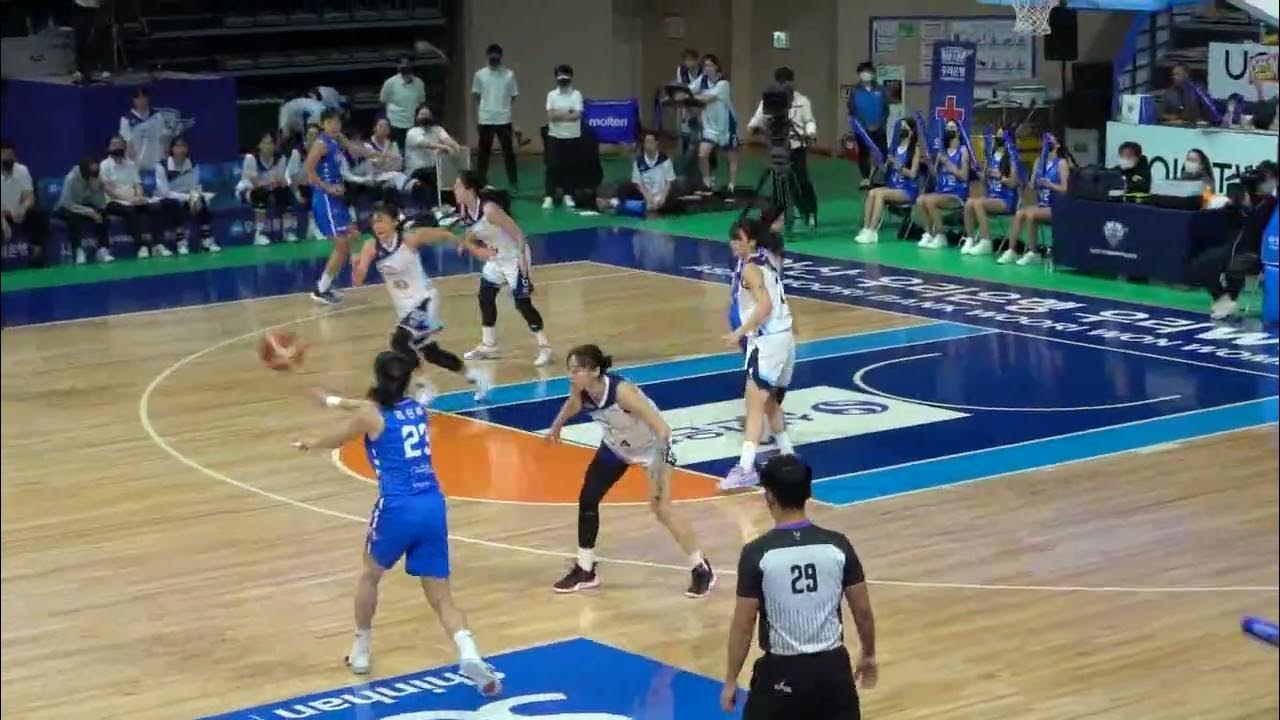 WKBL 우리은행 우리WON 신한은행전 4Q 박지현 김단비 선수 3점슛 woori bank kim danbi Korea Pro Basketball - YouTube