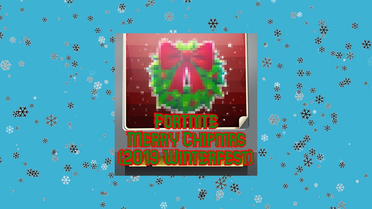 Fortnite - Merry Chipmas - YouTube
